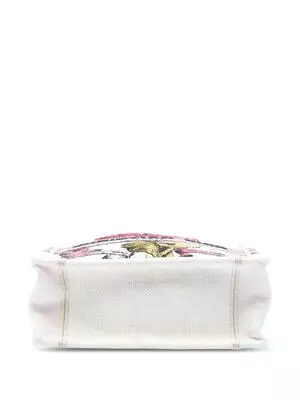 Dior Embroidered Canvas Fleurs Bibliques Vertical Book Tote Bag
