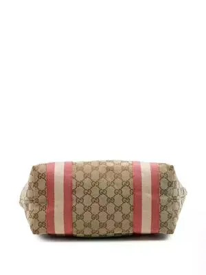 Gucci Gg Canvas Web Jolie Tote Bag