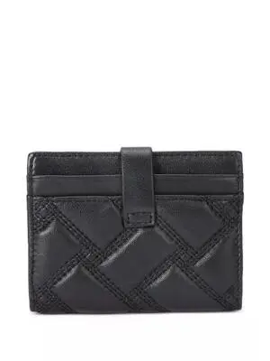 Kurt Geiger Quilted Eagle-plaque Card Holder