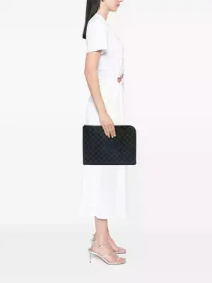 LOUIS VUITTON 2017 Damier Graphite Pochette Jour Gm Clutch Bag