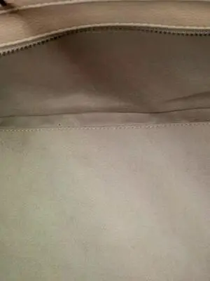 Celine Mini Drummed Calfskin Luggage Tote Bag - Neutrals