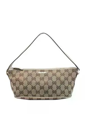 Gucci 2000-2015 Gg Canvas Boat Shoulder Bag - Neutrals