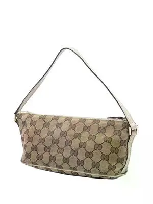 Gucci 2000-2015 Gg Canvas Boat Shoulder Bag - Neutrals