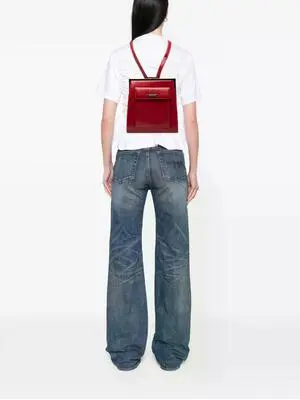 Saint Laurent 2000-2012 Leather Frame Backpack