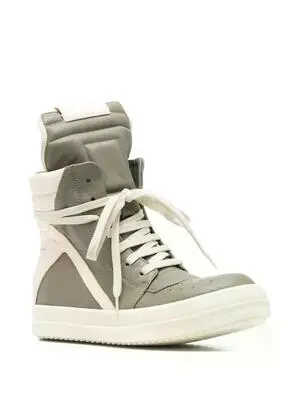 Rick Owens High-top Panelled Sneakers