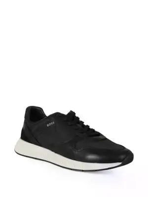 BOSS Titanium Runn Panelled Sneakers