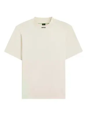 BOSS Mock-neck Cotton T-shirt