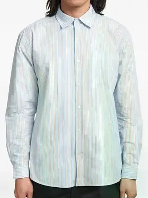 EDMMOND STUDIOS Striped Patch-pocket Shirt