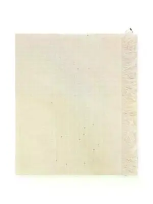 Peserico Check-pattern Sequin-embellished Scarf