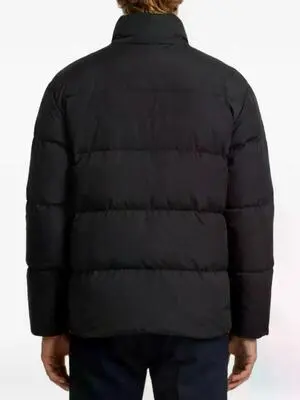Saint Laurent Quilted High-neck Jacket
