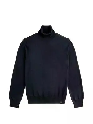 FAY Roll-neck Ribbed-trim Sweater