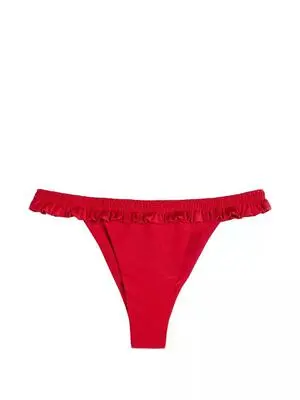 Faithfull The Brand Alma Ruffled Bikini Bottoms