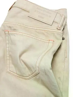 Acne Studios Paint-splatter Denim Shorts