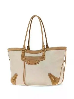Balenciaga Medium Le City Beach Tote Bag - Neutrals