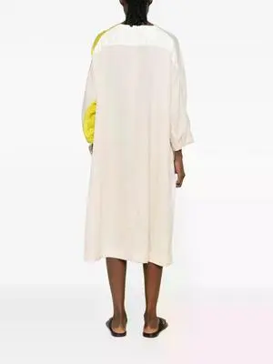 AODRESS Colour-block Midi Dress