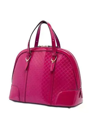 Gucci 2016-2026 Small Microguccissima Patent Nice Dome Satchel