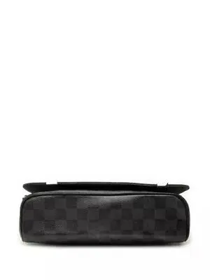 LOUIS VUITTON 2018 Damier Graphite Alps District Pm Crossbody Bag