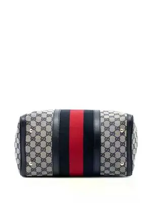 Gucci Gg Canvas Web Joy Boston Bag Satchel - Neutrals