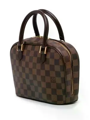 LOUIS VUITTON 2000-2010 Damier Ebene Mini Sarria Handbag