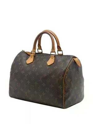 LOUIS VUITTON 2008 Monogram Speedy 30 Boston Bag - Brown