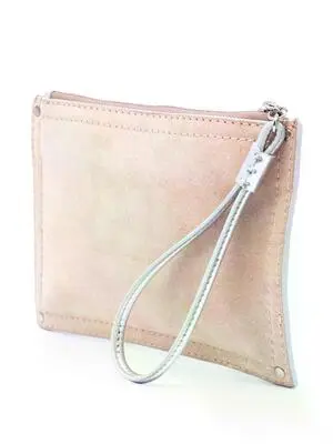 Loewe 2007 Suede Anagram Clutch Bag