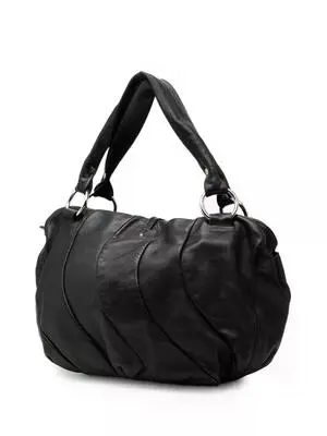 Celine 2008 Calfskin Pleated Bittersweet Hobo Bag