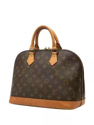 LOUIS VUITTON 1998 Monogram Alma Pm Handbag - Brown