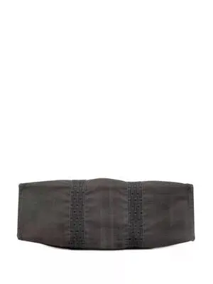 Hermès 1990-2010 Canvas Herline Gm Tote Bag - Grey