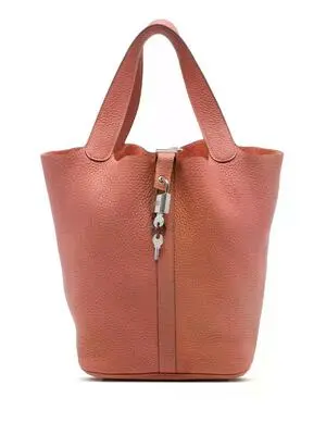 Hermès 2014 Clemence Picotin Lock 26 Handbag - Orange