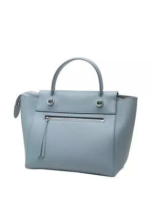 Celine 2017 Micro Grained Calfskin Belt Bag Satchel - Blue