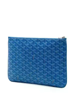 Goyard Senat Mm Clutch Bag - Blue