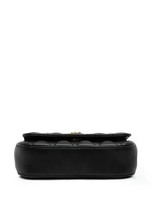 Versace 2010-2026 Mini Quilted Leather Virtus V Crossbody Bag