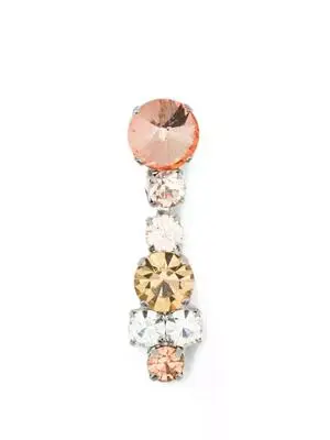 FORTE_FORTE Crystal-embellished Drop Earrings - Silver