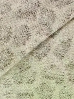 Avant Toi Leopard-pattern Knit Scarf