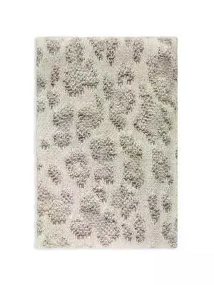 Avant Toi Leopard-pattern Knit Scarf