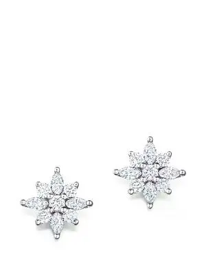 Kwiat Diamond Stud Earrings - Silver