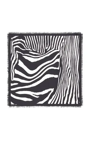 NILI LOTAN Zebra Twill Scarf