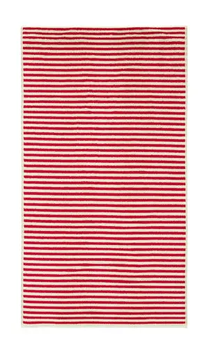 DUSEN DUSEN Ladybug Stripe Bath Towel