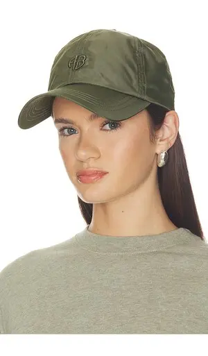 ANINE BING Jeremy Baseball Cap Nylon - Army