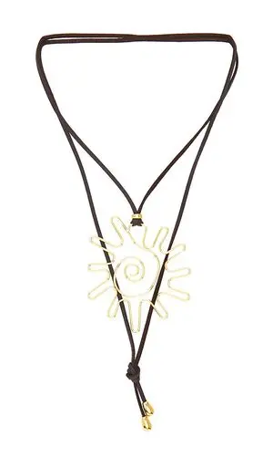 Éliou Sun Wrap Necklace - Brown