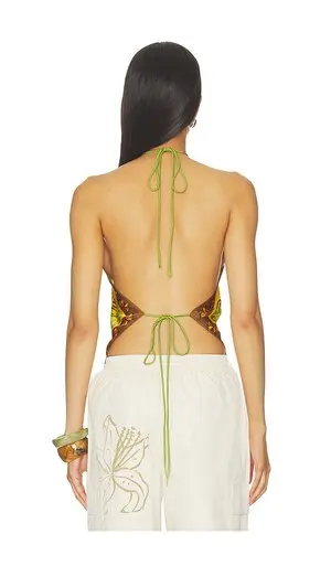 JULIET JOHNSTONE Bandana Halter Top