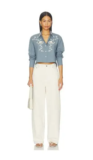Veronica Beard Aderes Shirt In . Also