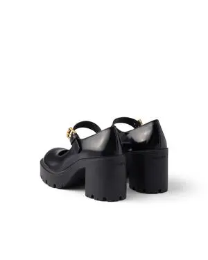 Prada Brushed Leather Pumps