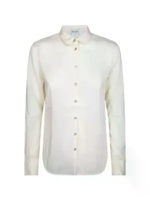 FORTE_FORTE Button-down Long-sleeve Cotton Shirt