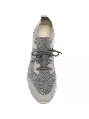 Eleventy Panelled Lace-up Sneakers