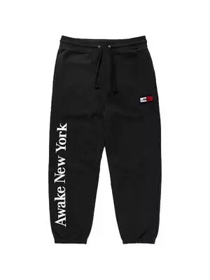 AWAKE NY X Tommy Hilfiger Logo-print Loose-fit Pants - Black