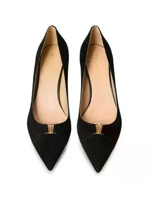 TWINSET Suede Court Shoes With Logo