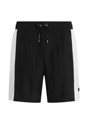 Dolce & Gabbana Canvas Swim Boxer Shorts - Black