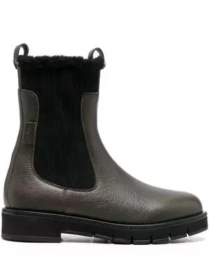 FERRAGAMO Lined Chelsea Boots - Grey