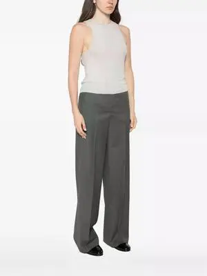 LISA YANG Iora Cable-knit Tank Top - Grey
